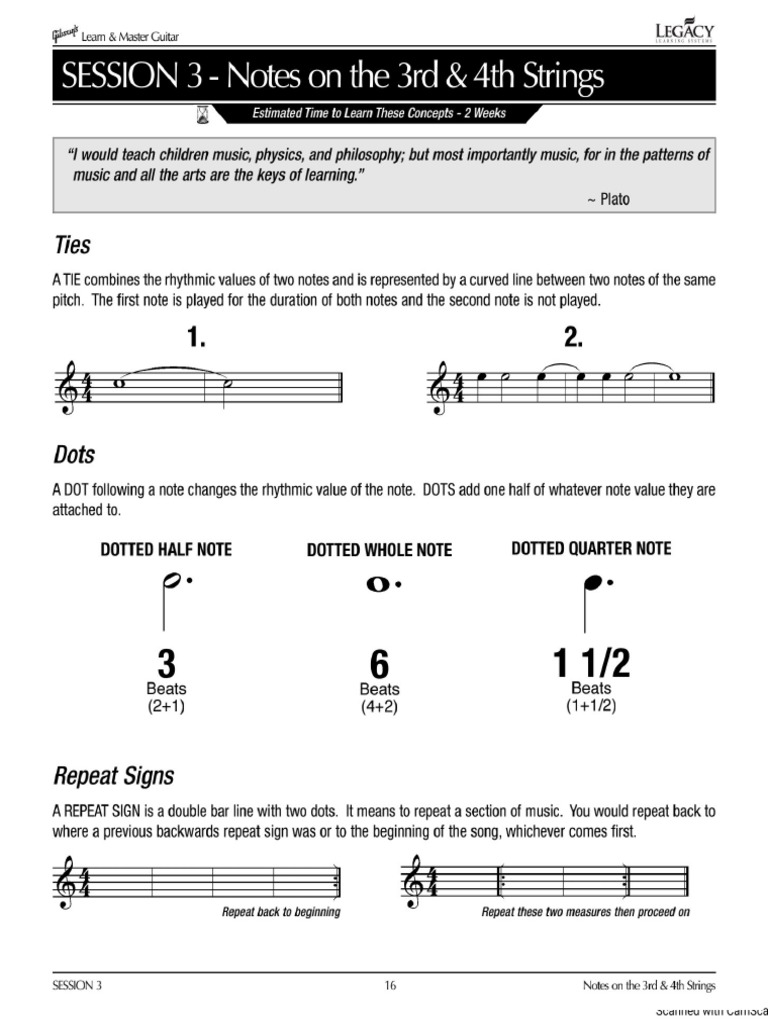 Learn and Master Guitar Lesson Book | PDF