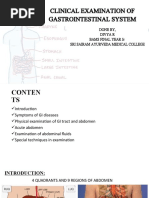 Abdominal Examination Checklist | PDF | Abdomen | Anatomy