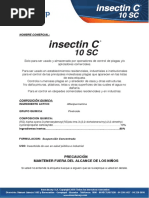 Ficha Técnica de Entrust SC Insecticida | PDF