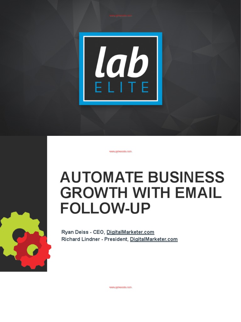 01 Automated Followup Workshop | PDF | Computing And Information Technology
