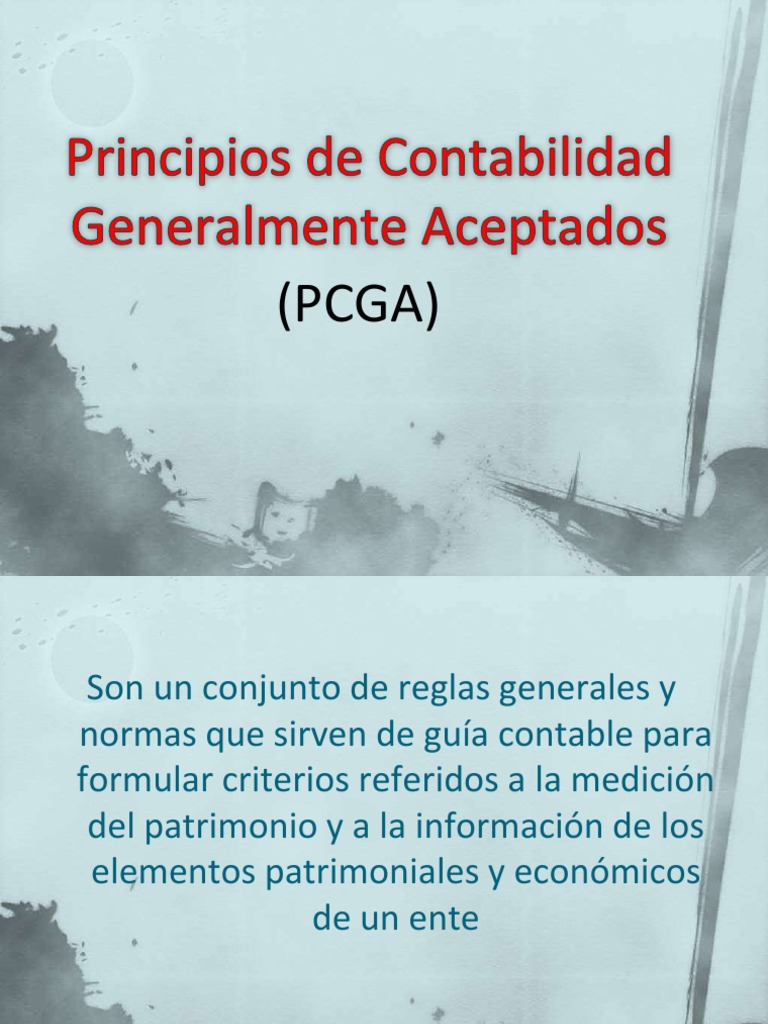 Principios Contables Generales PCGA | PDF | Compartir (Finanzas ...