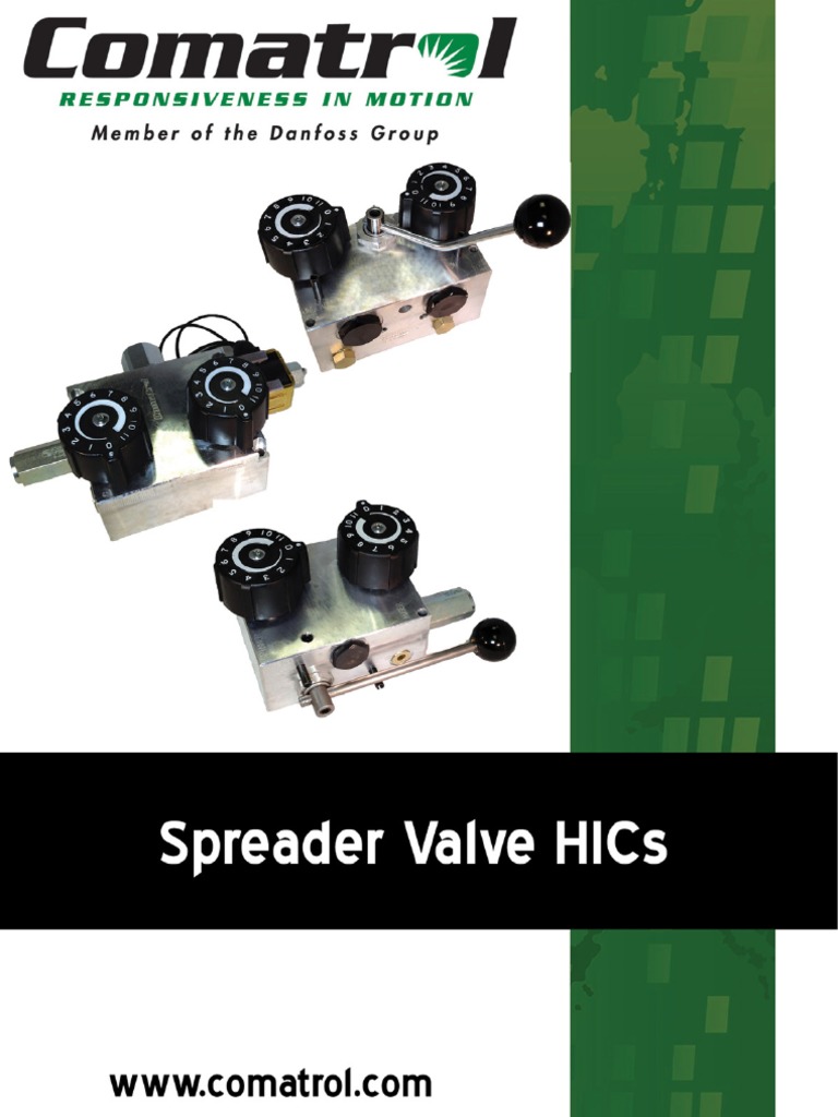 Spreader Valves Overview and Specs | PDF | Valve | Pump