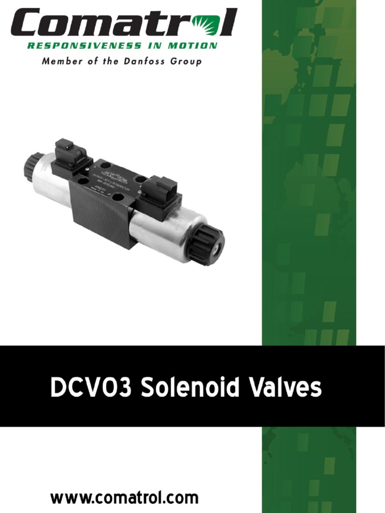 DCV03 Solenoid Valves Catalog: Overview of Features, Ordering ...
