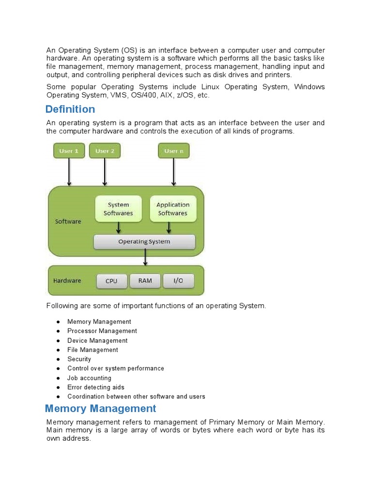 An Operating System | Download Free PDF | Operating System | Computer Data Storage