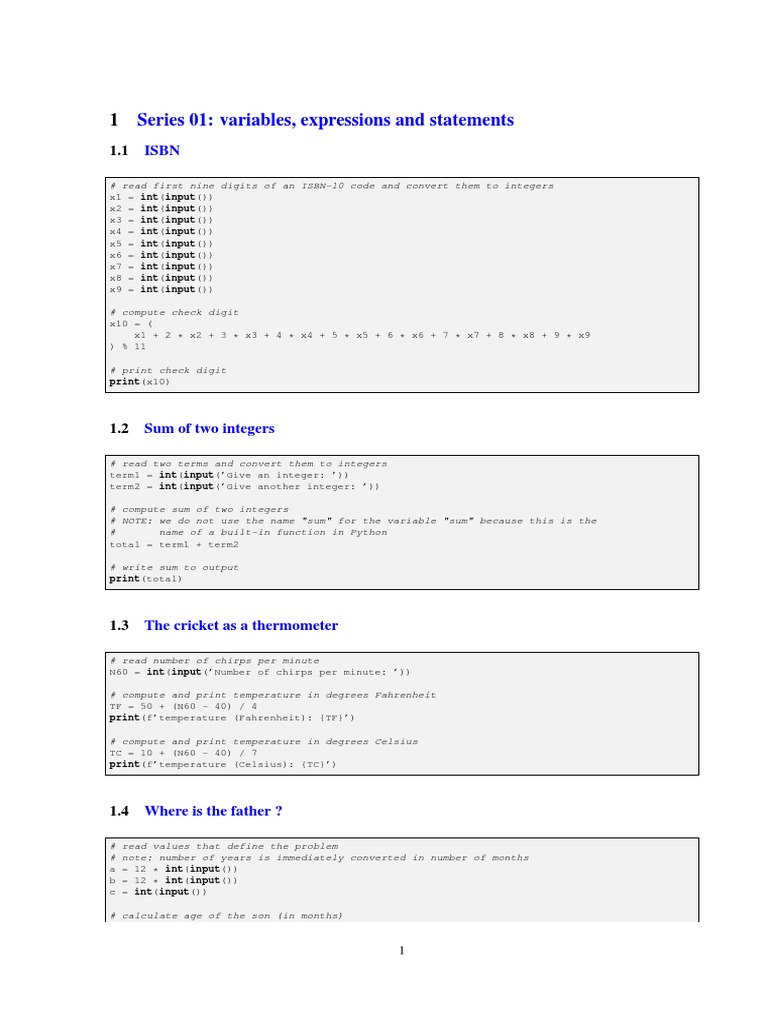 Series01-08 Solutions | PDF | International Standard Book Number ...