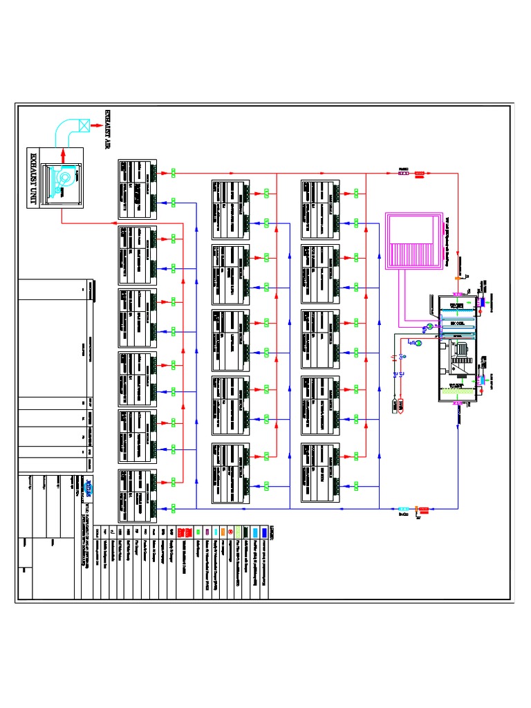 AHU-01 Schematic Drawing-Model | PDF