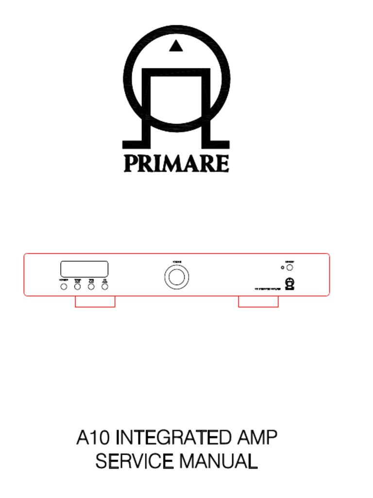 Primare A10 Technical Specifications | PDF