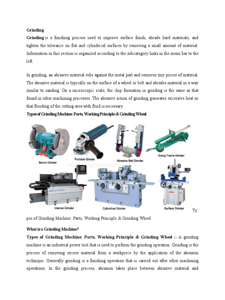 Surface Grinding Machine Parts