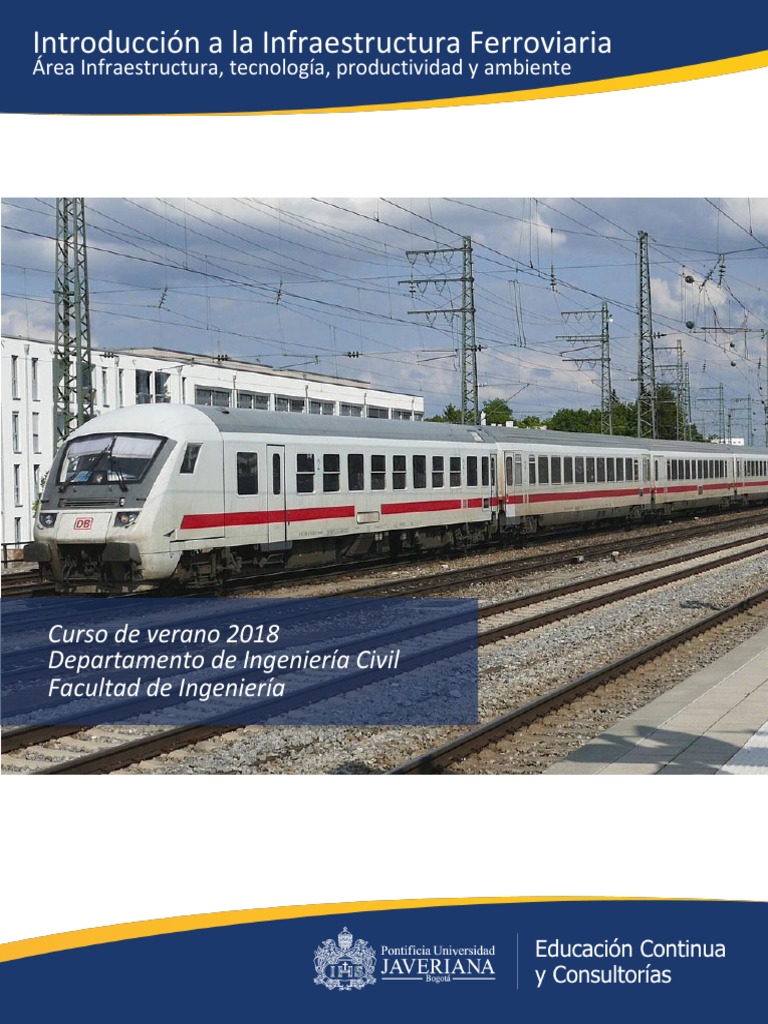 Introduccion Infraestructura Ferroviaria | PDF | Ingeniería | Transporte ferroviario