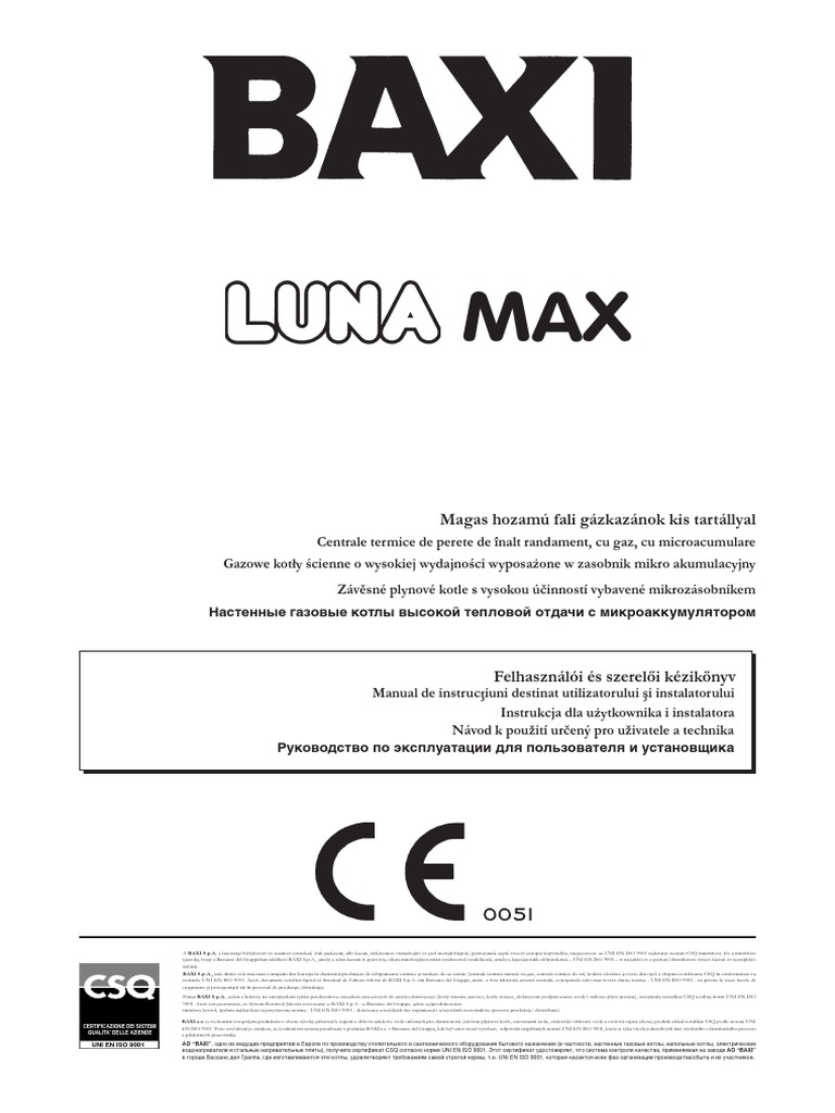 Manual Luna Max Manual | PDF