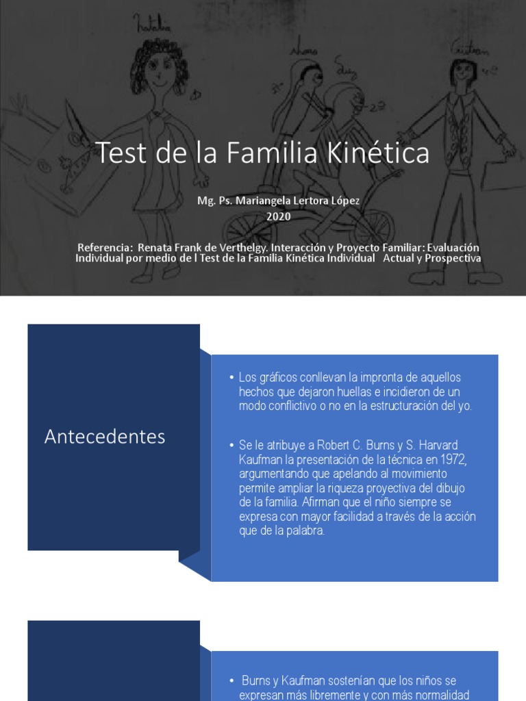 Clase Test Familia Kinética | PDF | Depresión (estado de ánimo) | Pobreza