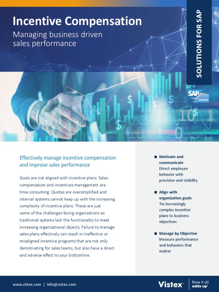 Solution Brochure - Solutions For SAP - Incentive Compensation | PDF ...