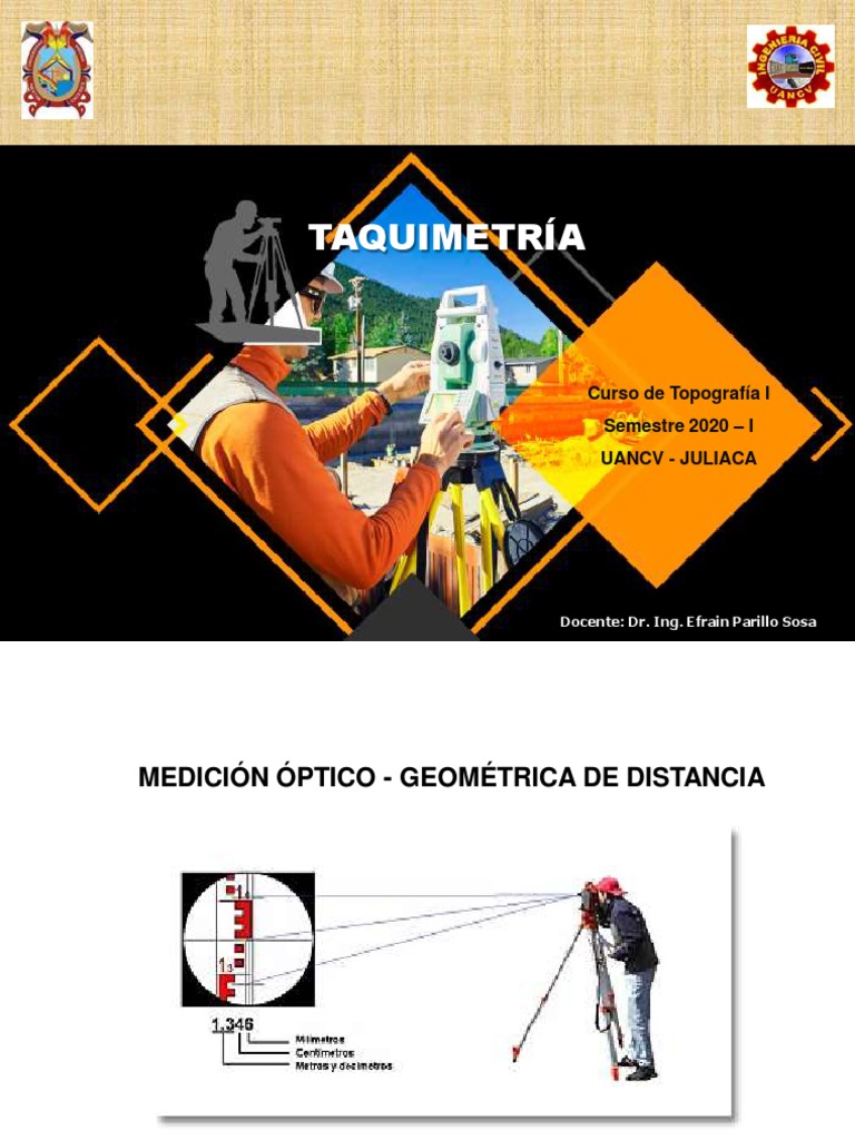 Guía Completa de Taquimetría en Topografía | PDF | Gestion de tierras ...