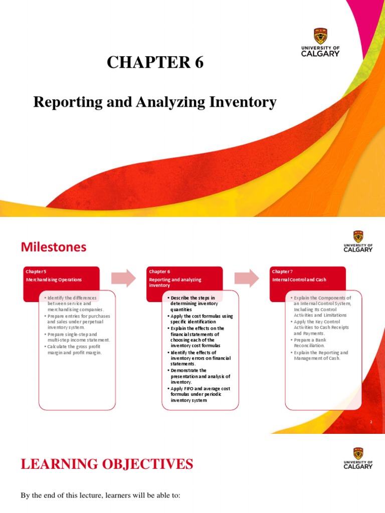 Chapter 6-Reporting and Analyzing Inventory | PDF | Inventory | Cost Of Goods Sold