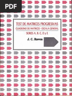Protocolo de Prueba de Raven - Escala General | PDF