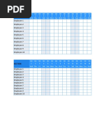 2024 Staff Leave Planner Template | PDF