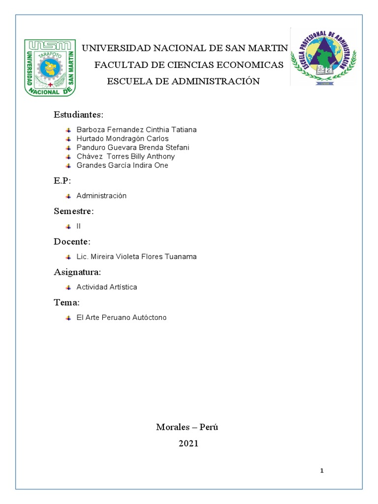 El Arte Peruano Autoctono | PDF | Perú | Imperio Inca