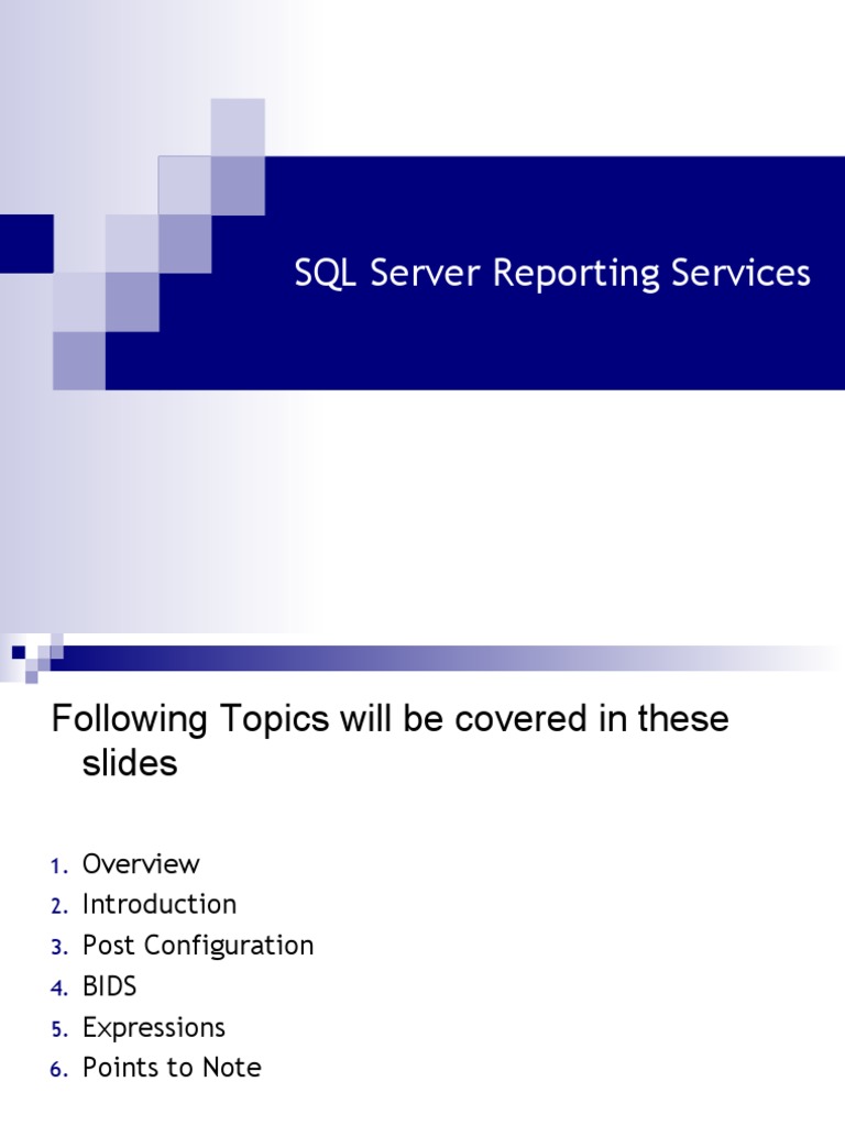 SQL Server Reporting Services | Download Free PDF | Microsoft Sql ...