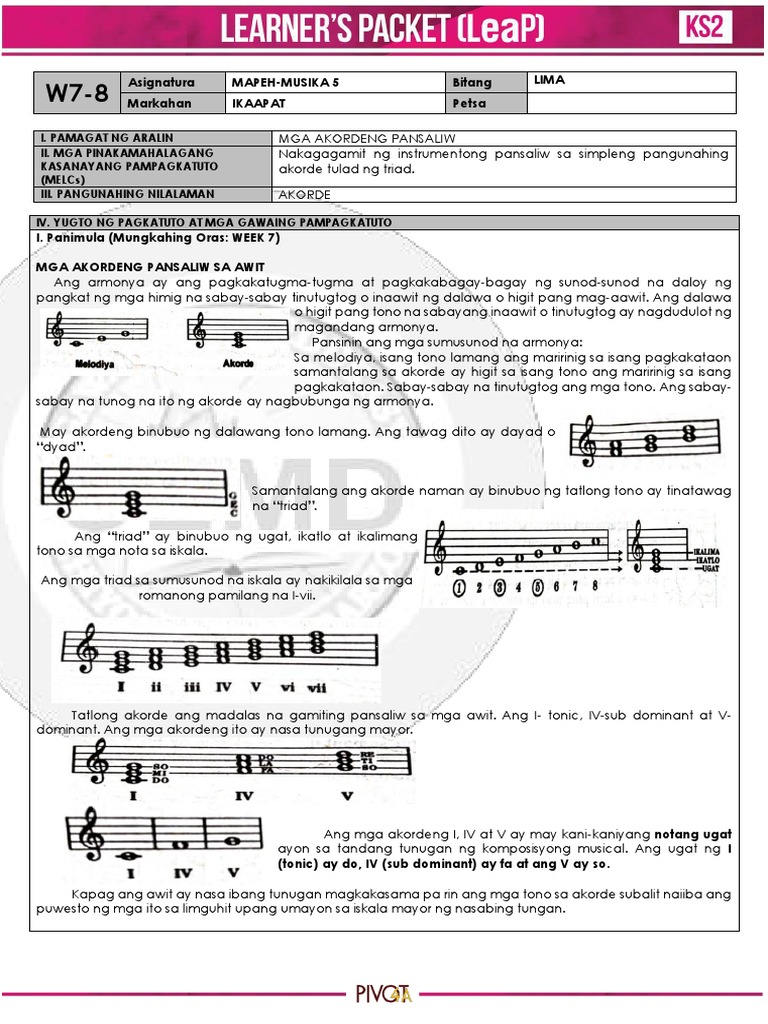 Q4 Music 5 Week7 8 | PDF