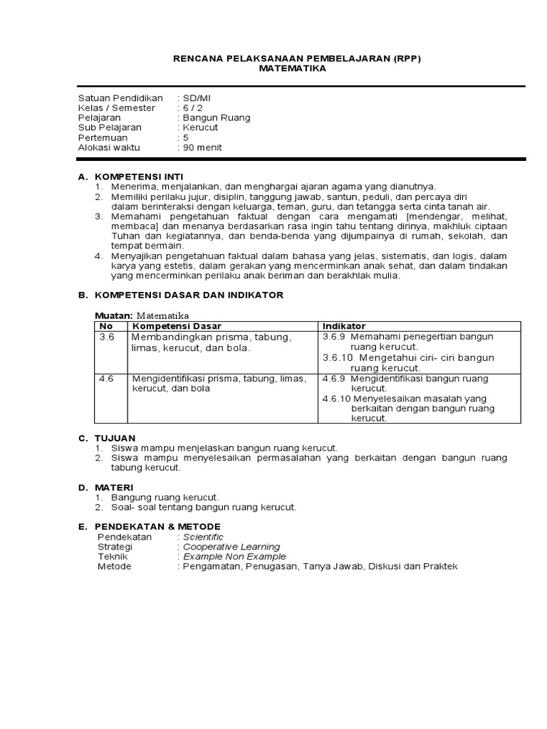Kerucut | PDF | Karier & Perkembangan