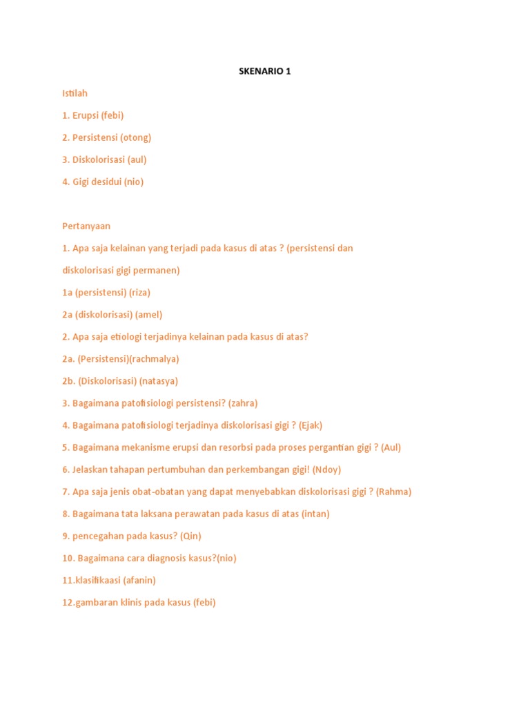 Catetan SK 1 | PDF | Sains & Matematika