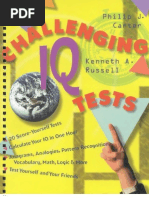 CAIT | PDF | Wechsler Adult Intelligence Scale | Cognition