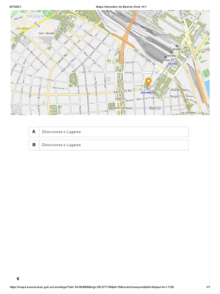Mapa Interactivo Buenos Aires v4.1 | PDF | Tecnología