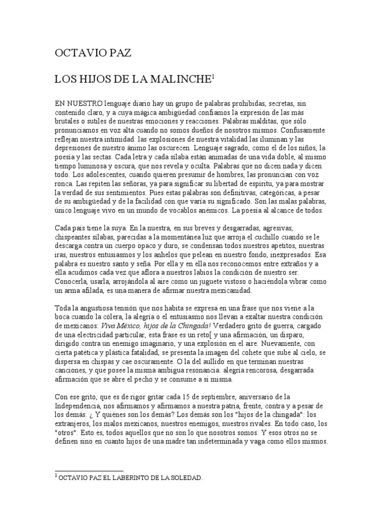 Los Hijos de La Malinche | PDF | Violación | México