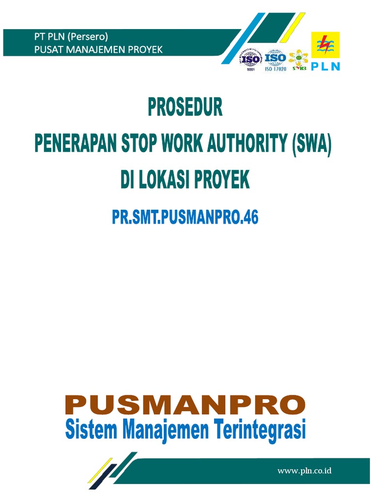 PR - SMT.PUSMANPRO.46 SWA - COP Fixs | PDF