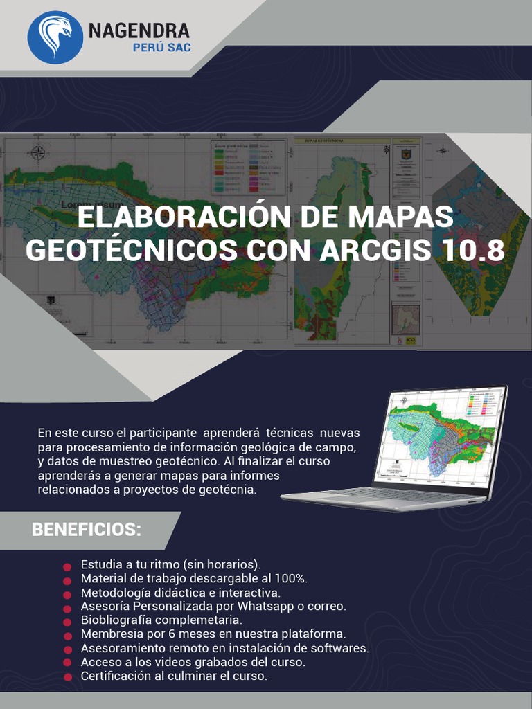 BROCHURE - Elaboración de Mapas Con Arcgis 10.8 | PDF | Servicios en ...