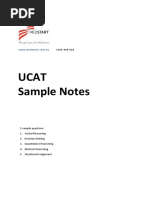 UCAT SJT Cheat Sheet | PDF | Medical Ethics | Medicine