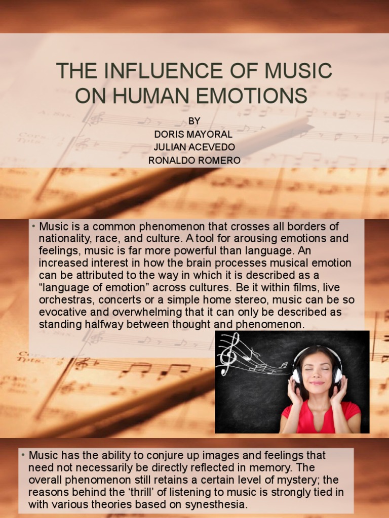 The Influence of Music On Human Emotions | PDF | Nostalgia | Emotions