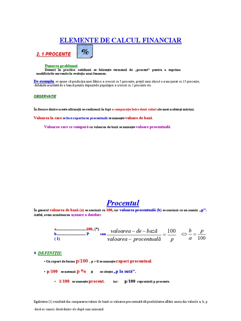 Calcul cu procente-pdf