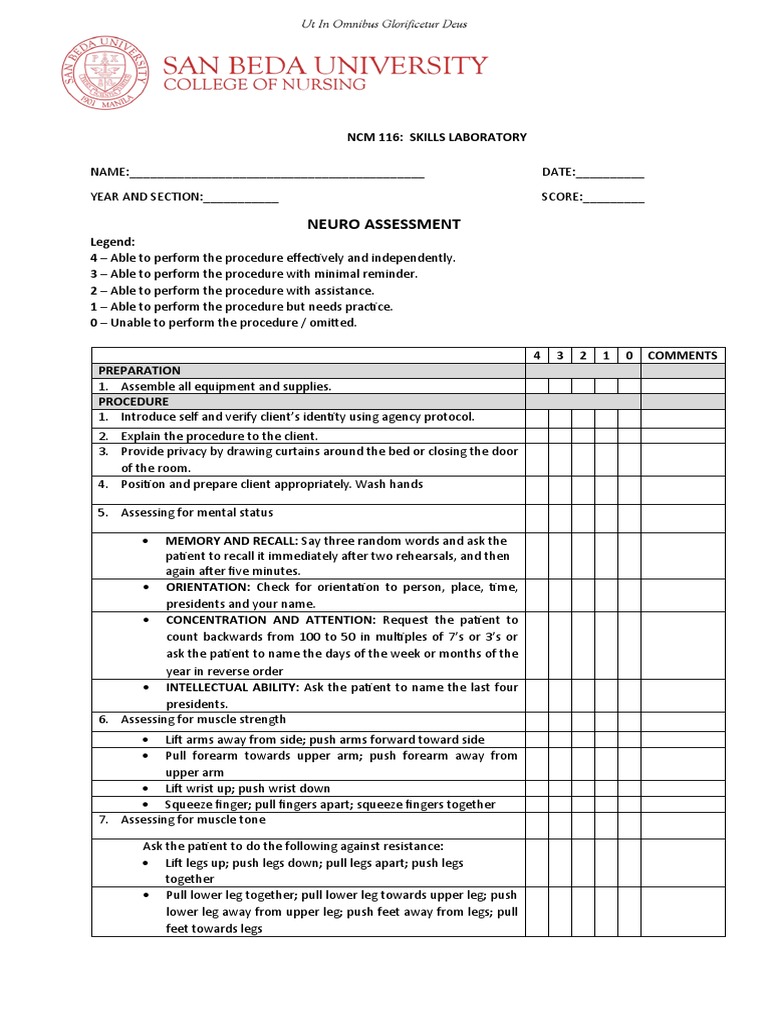 Checklist - Mse | Download Free PDF | Somatosensory System | Hand