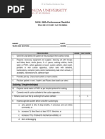 Colostomy Care Checklist | PDF
