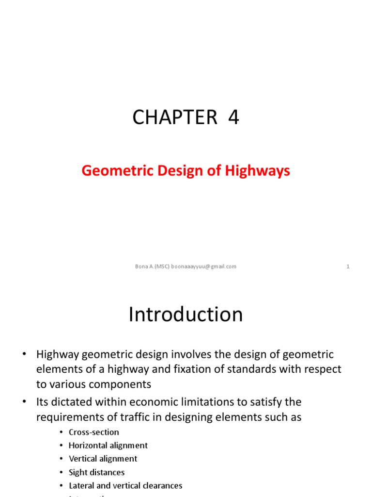 Geometric Design of Highways for Optimal Traffic Flow | PDF | Lane | Road
