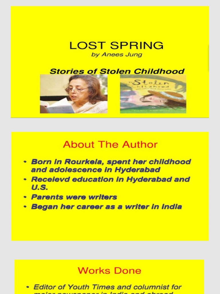 The Lost Spring | PDF
