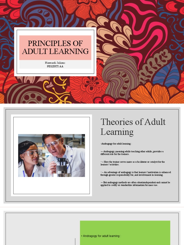 Theories of Adult Learning Explained | PDF | Adult Education ...