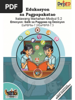 Activity For Esp 8 Modyul 1 | PDF