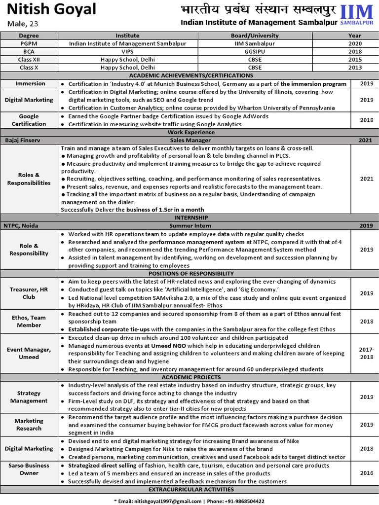 Nitish Goyal | PDF | Digital Marketing | Analytics