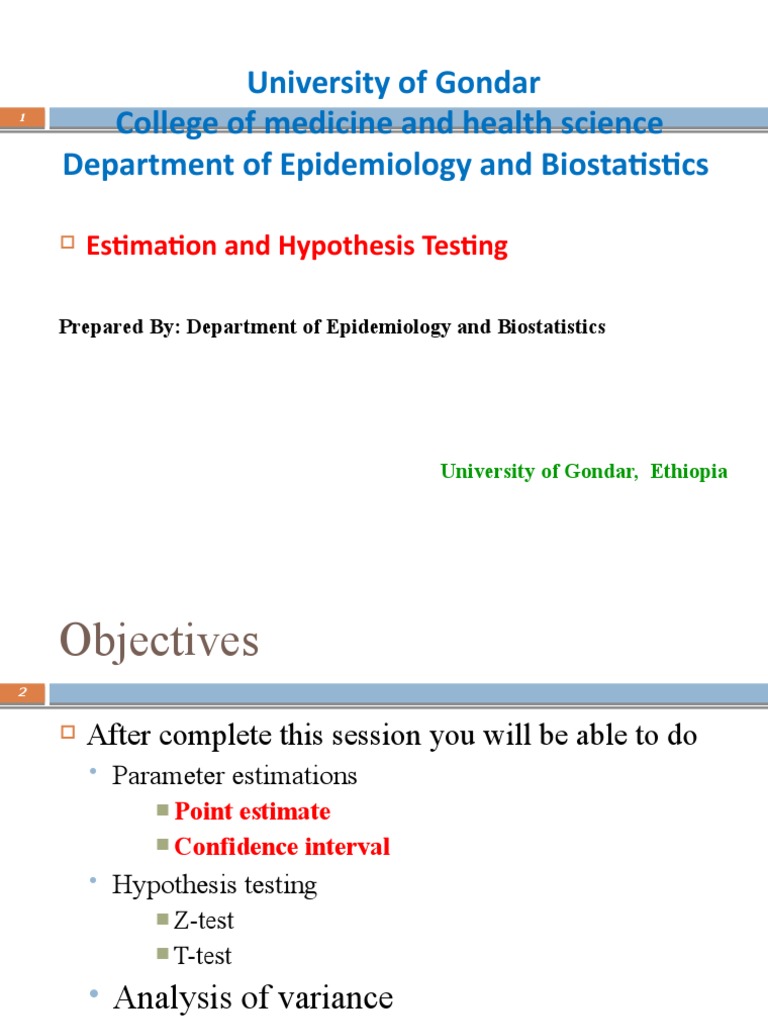 Inferential Statistics | PDF | P Value | Estimator