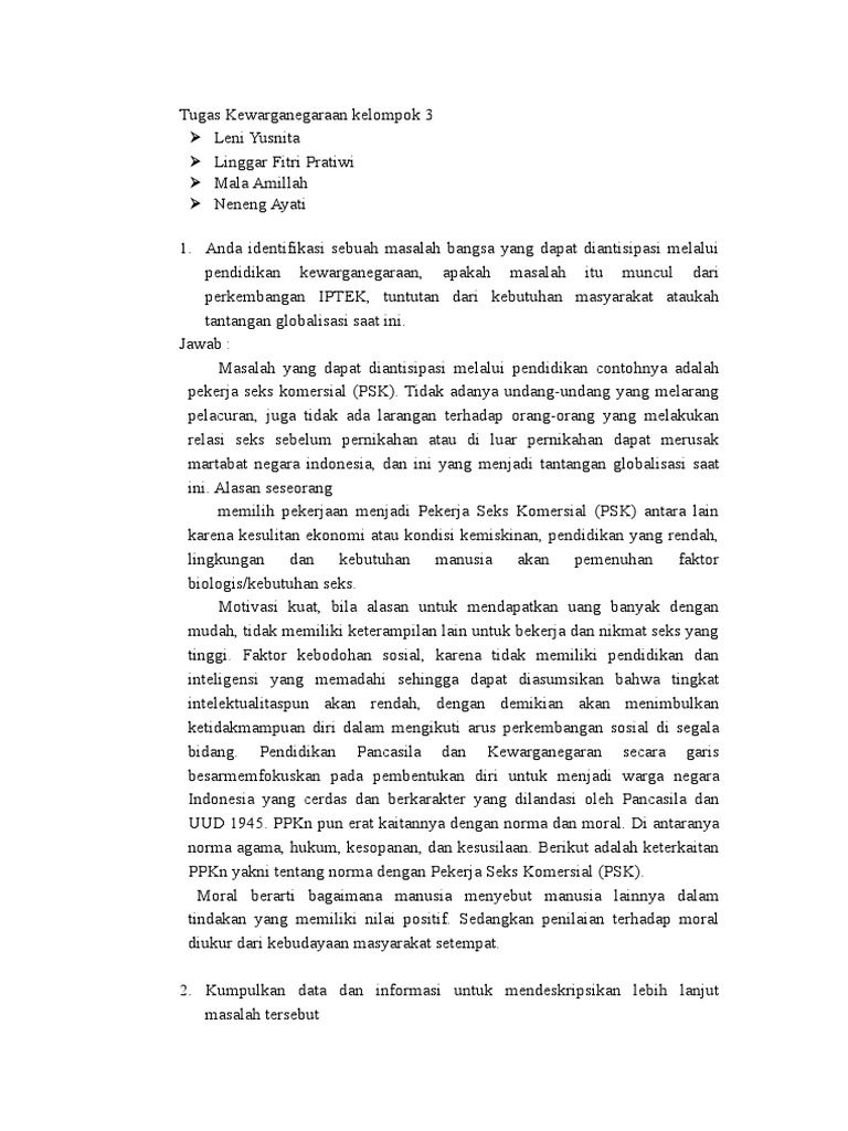 Tugas KWN Kel 3-1 | PDF