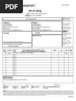 TForce Freight Bill of Lading Guide | PDF | Cargo | Bill Of Lading