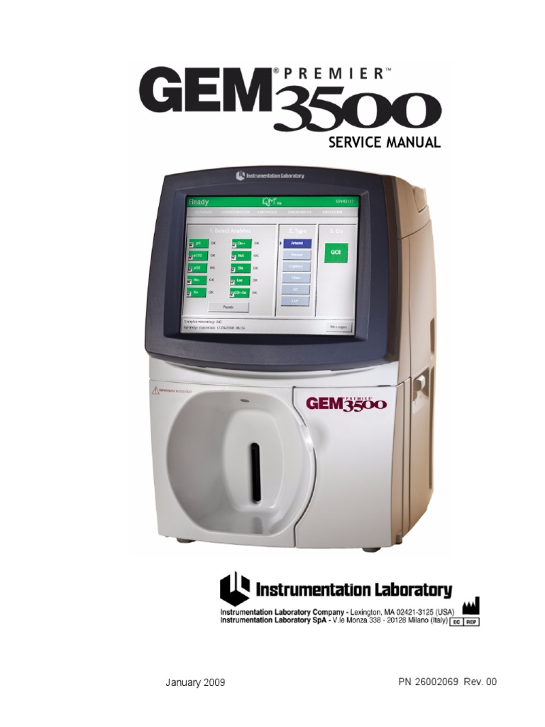 GEM Premier 3500 Service Manual | PDF | Safety | Computing And ...