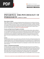 Influence - The Psychology of Persuasion | PDF | Persuasion | Social ...