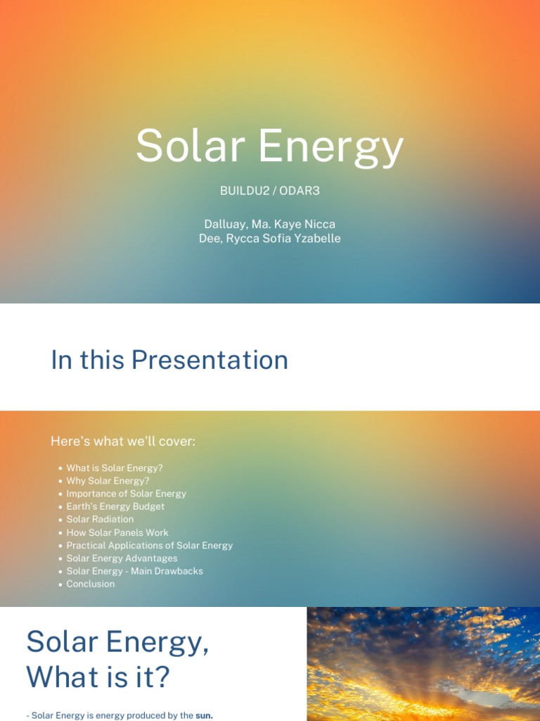 Solar Energy | PDF | Solar Energy | Photovoltaics