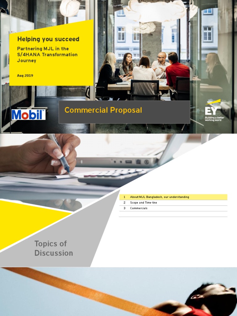 EY MJL - S4HANA - Final - Commercial - Proposal - 01sep2019 | PDF ...