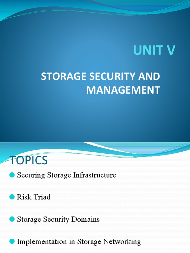 Ism Unit V | PDF | Computer Network | Computer Security