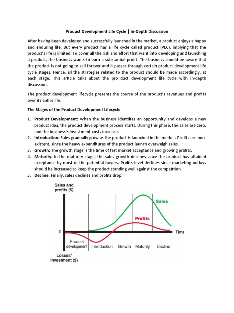 Product Development Life Cycle - In-Depth Discussion | PDF | Product ...
