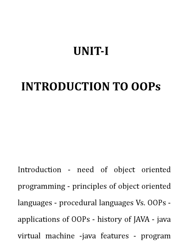 Unit 3 | PDF | Java Virtual Machine | Object Oriented Programming